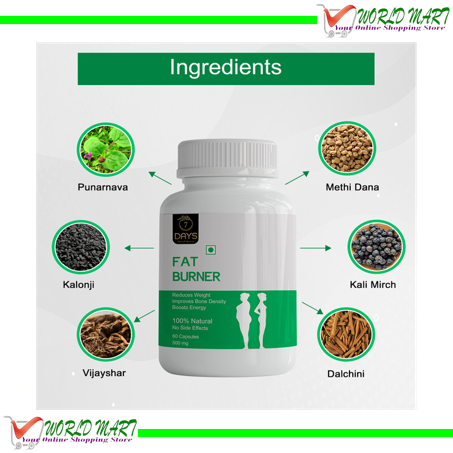 Fat Burner Capsules in Pakistan - World Mart - Buy At Best Price